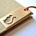 Cat Metal Bookmark Cat Owner Gift Book Nerd Engraved - Etsy