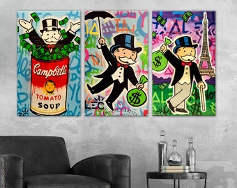 Monopoly art | Etsy