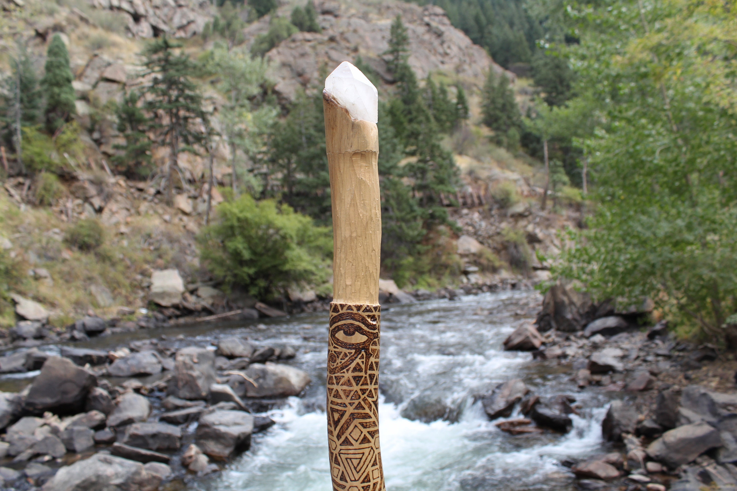 Hand Crafted Sacred Earth Staff the Conscious Creator - Etsy