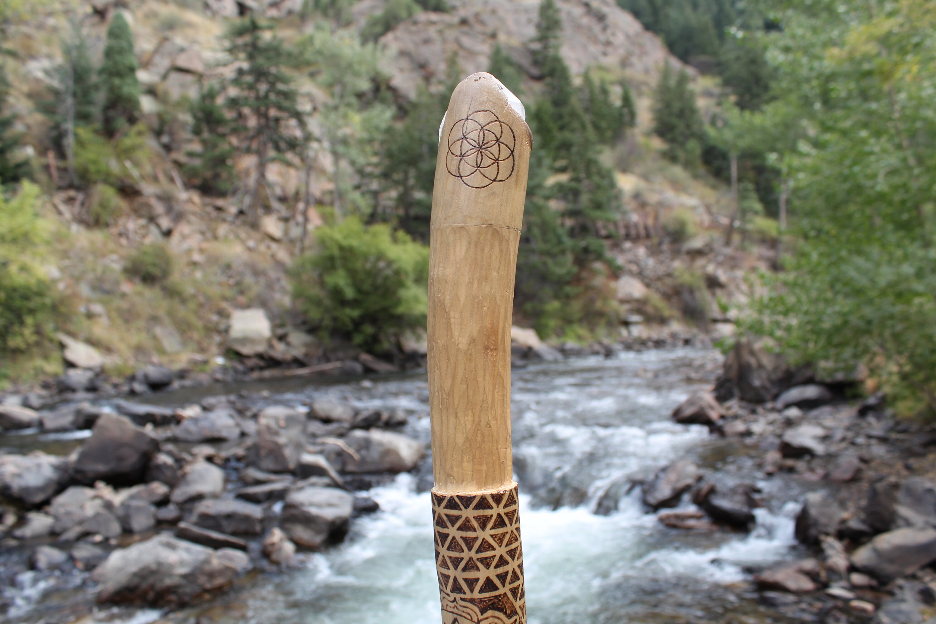 Hand Crafted Sacred Earth Staff the Conscious Creator - Etsy