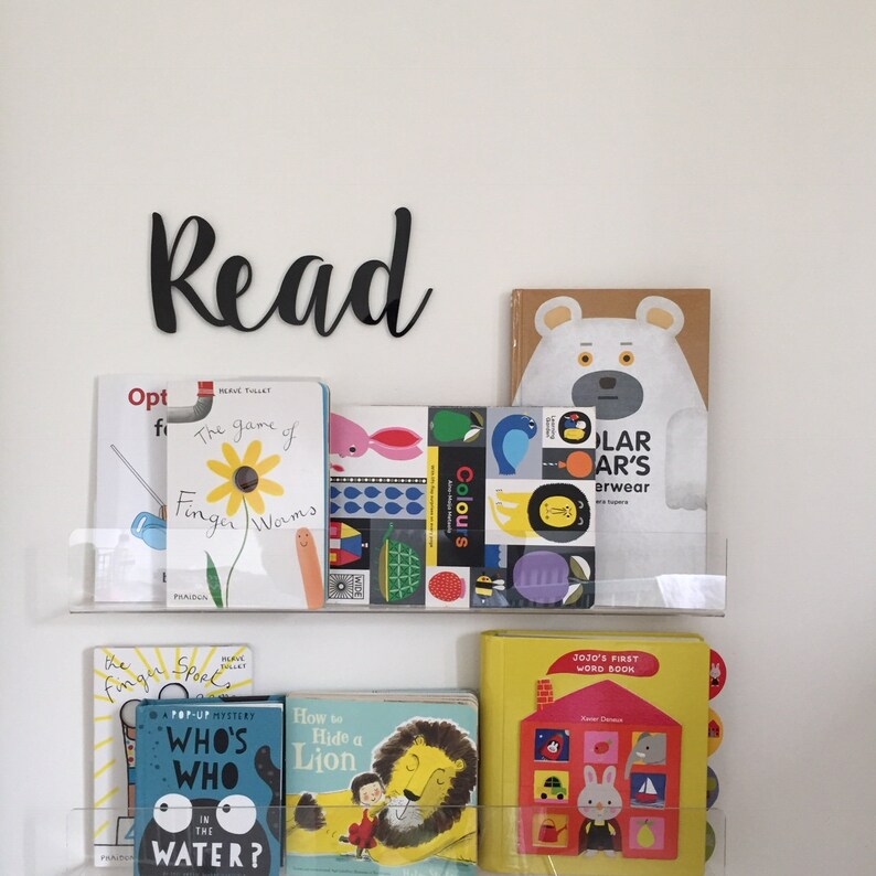 Acrylic Wall Decor Read Sign - Etsy