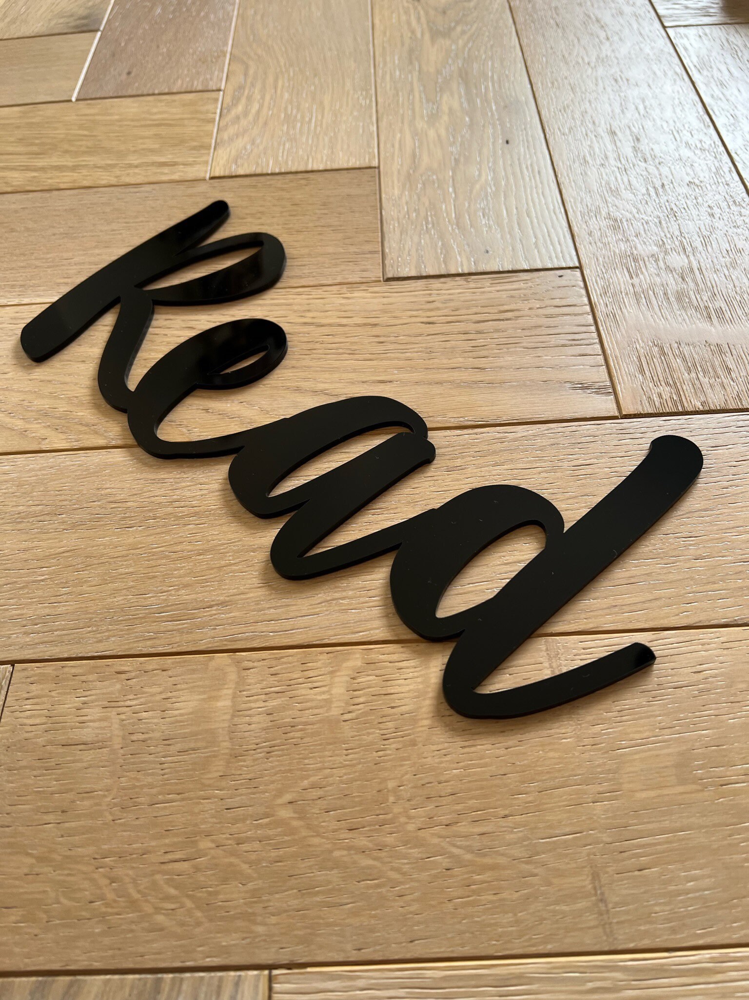 Acrylic Wall Decor - Read Sign - Etsy UK