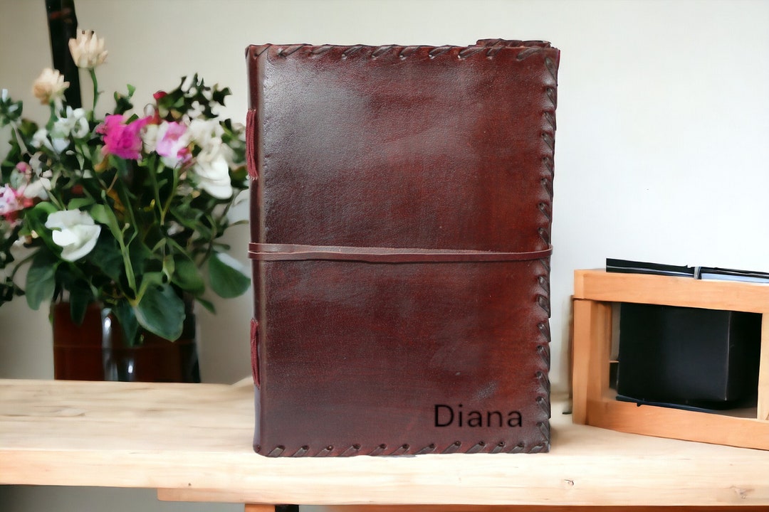 Leather Journal Notebook Rustic Handmade Vintage Diary Travel Journal ...