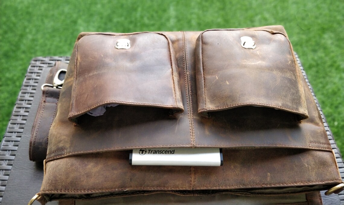 Personalized Genuine Leather Messenger Bag Laptop Bag Shoulder - Etsy