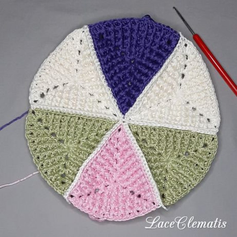 Triangle Crochet Pattern for a Blanket. Motif Afghan Crochet - Etsy