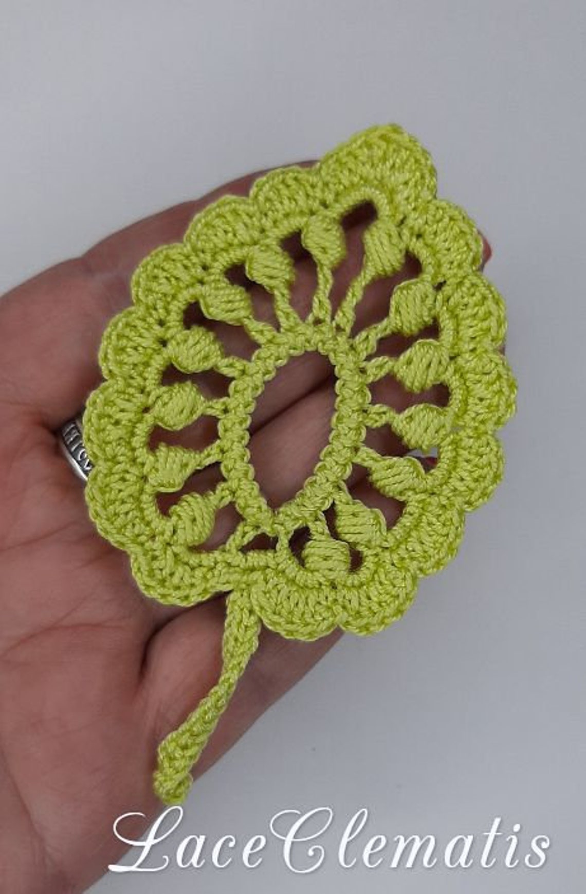 Crochet Leaf Pattern. Crochet Classic Leaf Tutorial. Crochet | Etsy