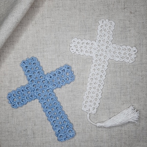 Crochet Cross Bookmark Pattern. Easy Crochet Pattern Easter Cross ...