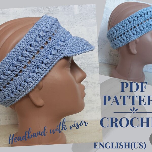 Crochet Visor - Etsy