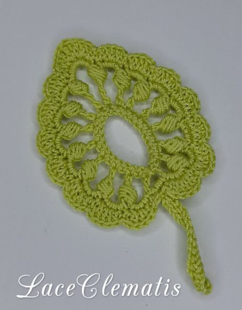 Crochet Leaf Pattern. Crochet Classic Leaf Tutorial. Crochet | Etsy
