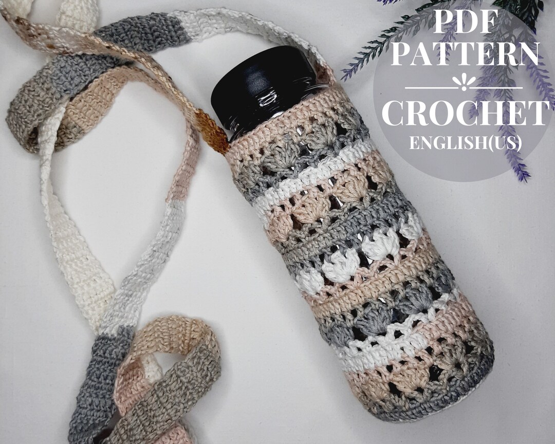 Crochet Bottle Cozy Pattern Easy Crochet Bottle Carrier Bag - Etsy