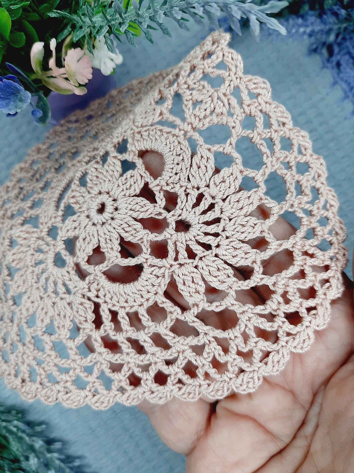 Crochet Pattern Doily Shaped Heart. Crochet Lace Doily - Etsy