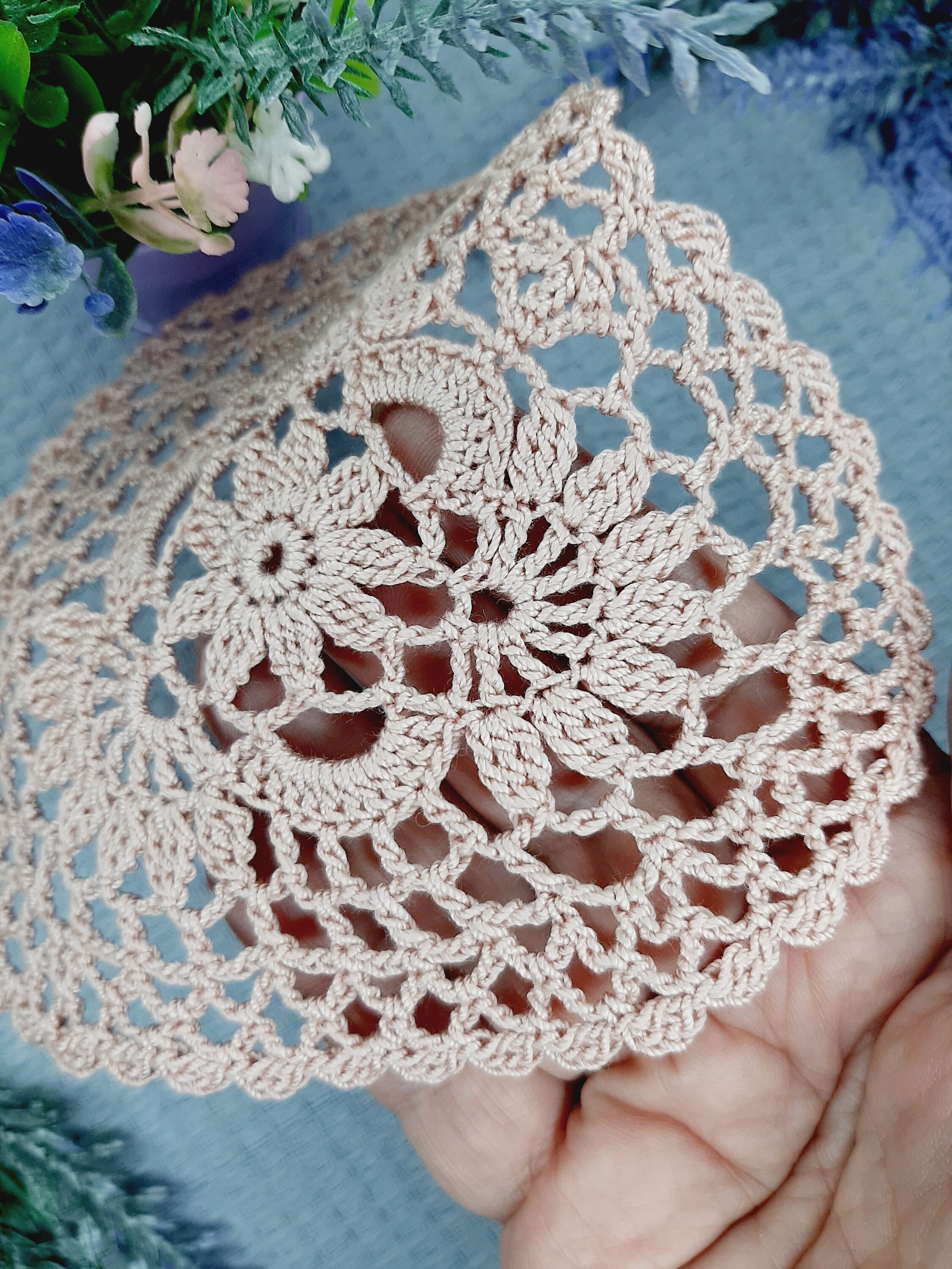 Crochet Pattern Doily Shaped Heart. Crochet Lace Doily - Etsy