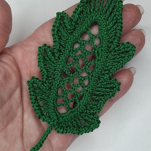 Crochet Leaf Pattern. Leaves Crochet for Irish Lace Instruction PDF ...