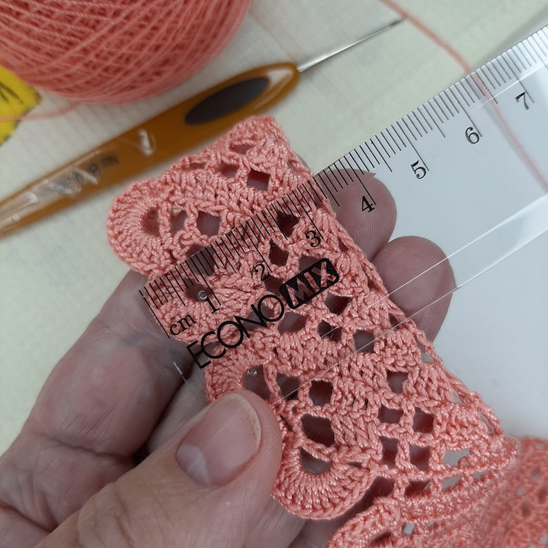 Crochet Edging Pattern Border Hearts Crochet for Decor Kitchen Towels ...