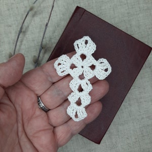 Crochet Cross Pattern. Crochet Easter Cross Pdf. Christening Favors ...