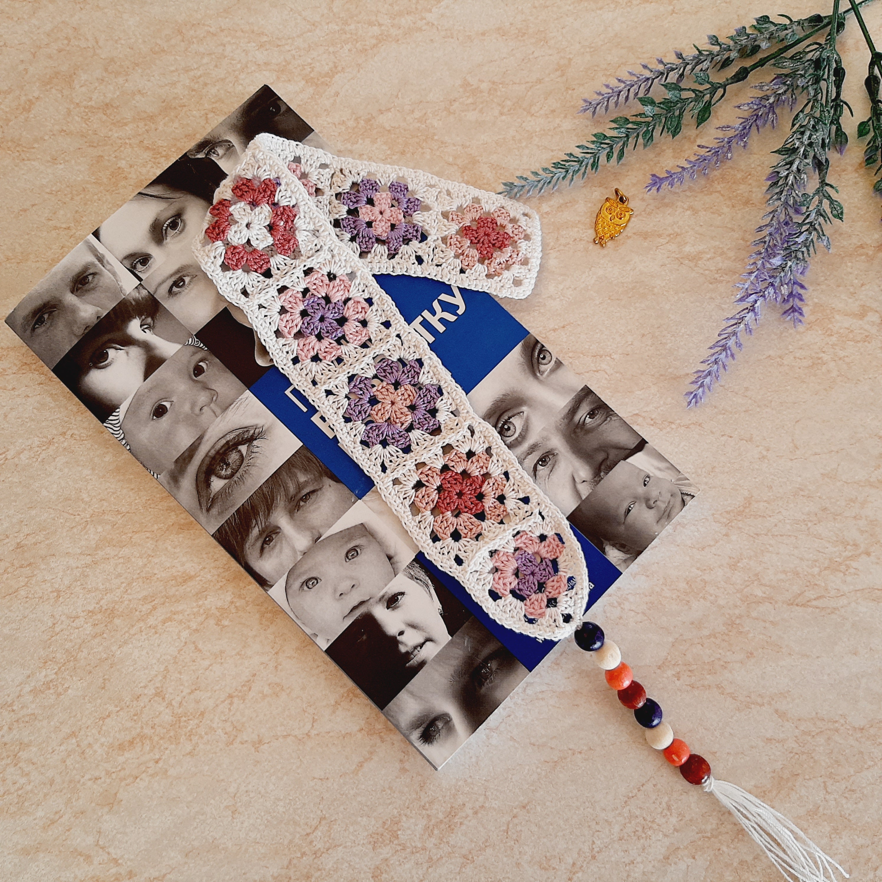 Crochet Bookmark Pattern Granny Square for Beginner PDF. - Etsy