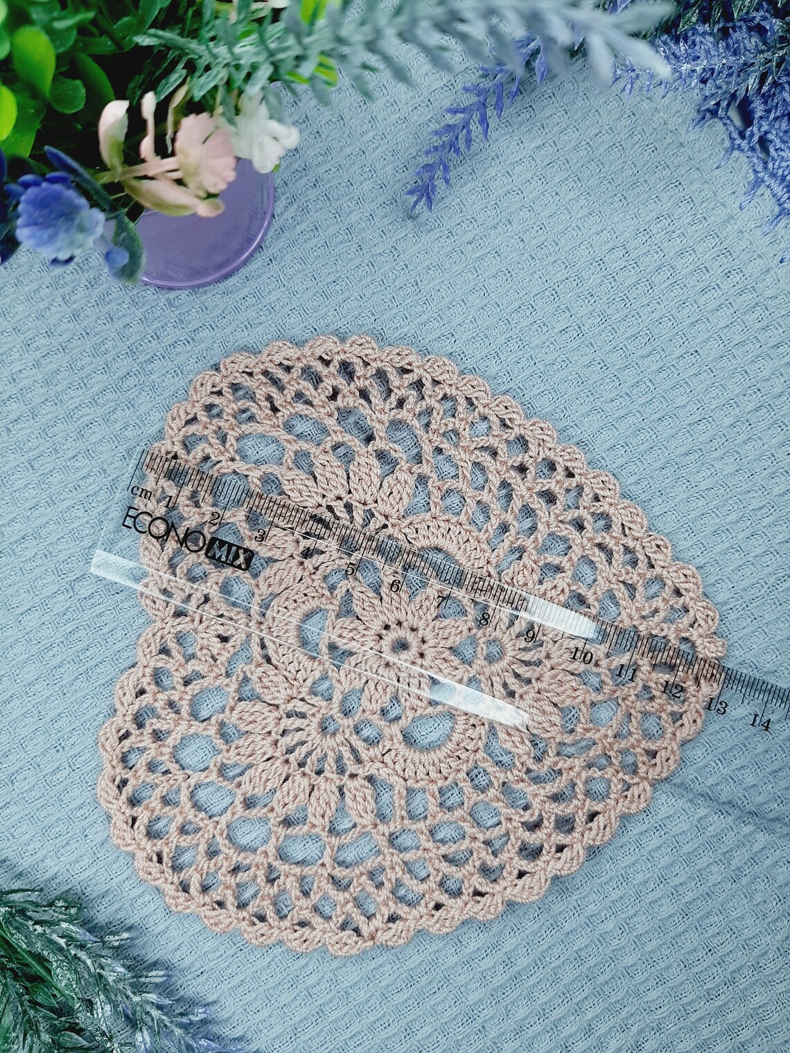 Crochet Pattern Doily Shaped Heart. Crochet Lace Doily - Etsy