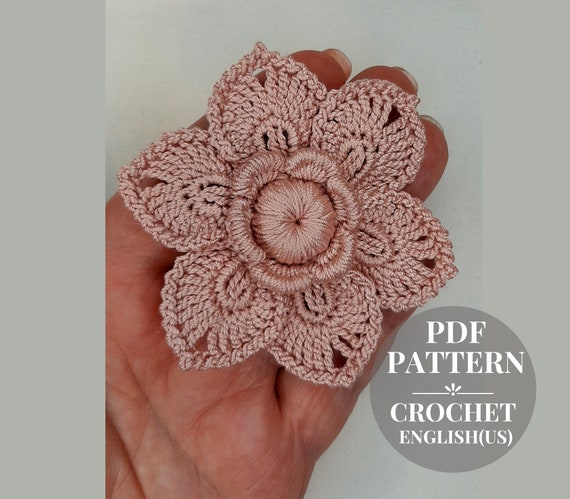 Crochet Flower Pattern Tutorial