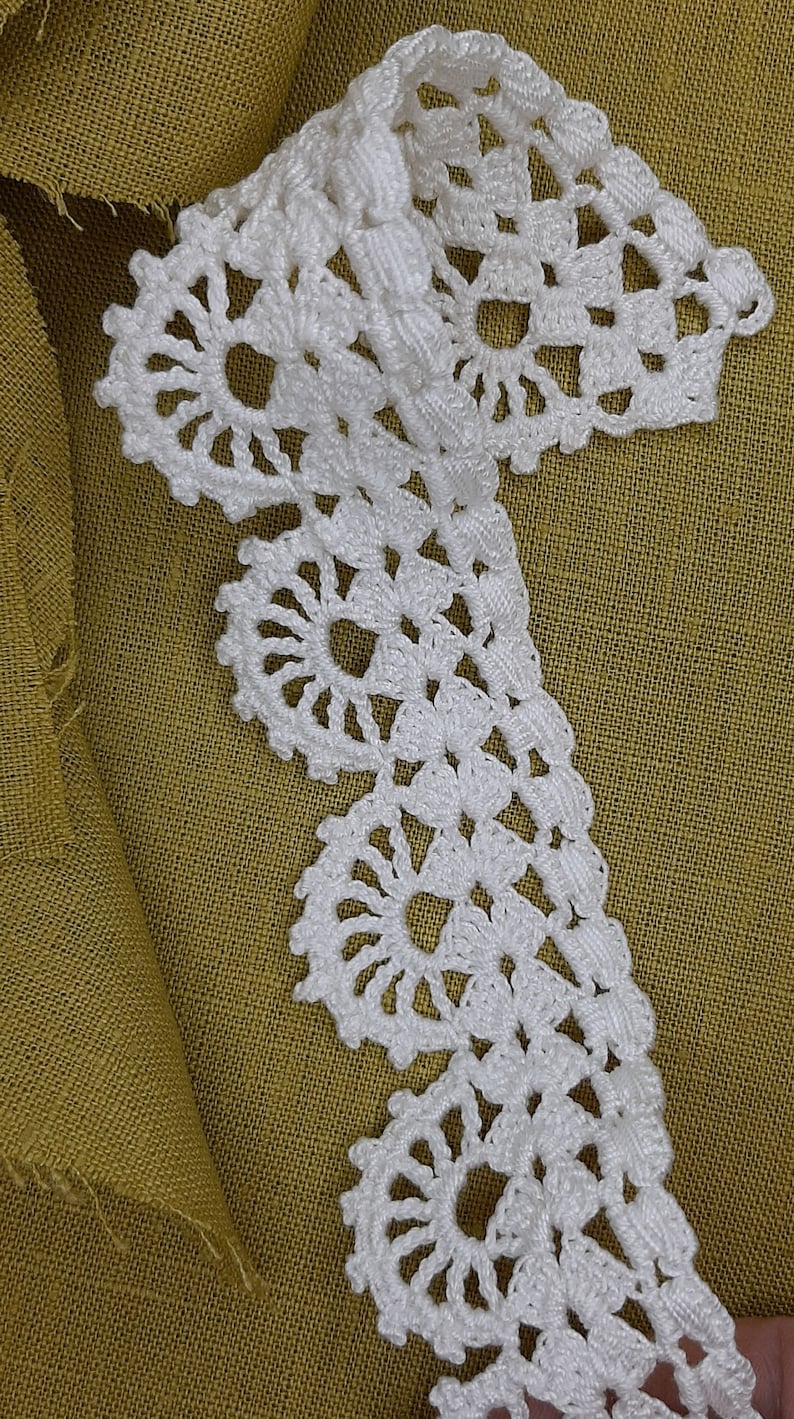 Crochet Border Pattern Lace Trim Pdf. Crochet Lace Edging Pattern ...