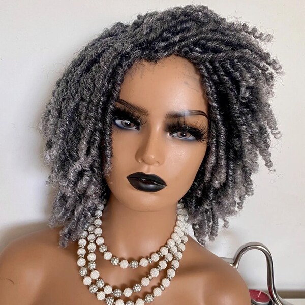 Salt And Pepper Wig Etsy