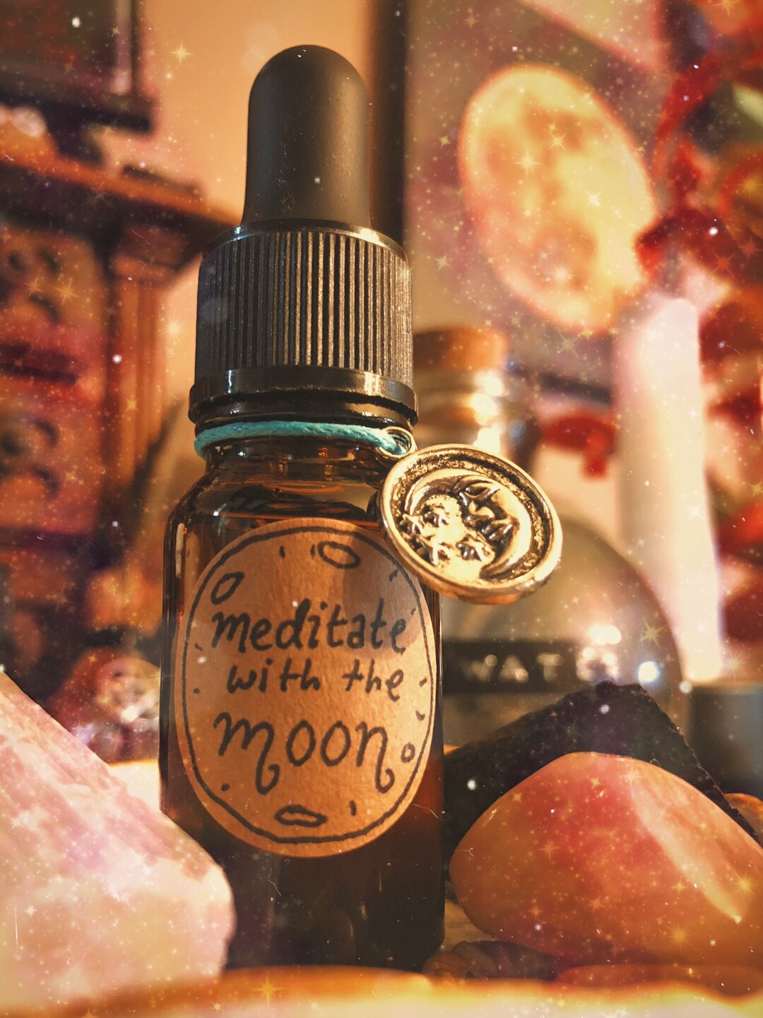 MEDITATE With the Moon Oil // Full Moon Oil Relaxation - Etsy