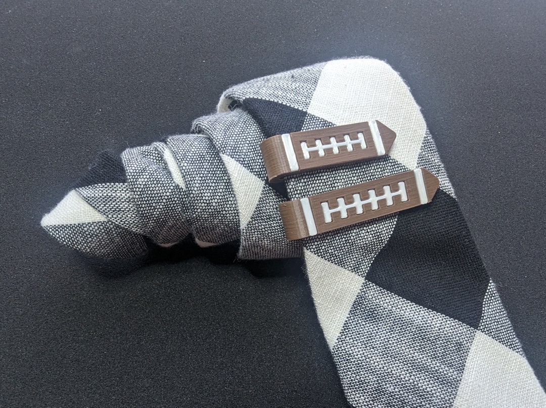 Football Tie Bar 3D Printed Tie Clip Gift for Football Fans - Etsy