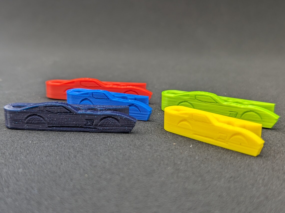 Sports Car Tie Bar, 3D Printed Stingray Tie Bar, Unique Corvette Gift ...