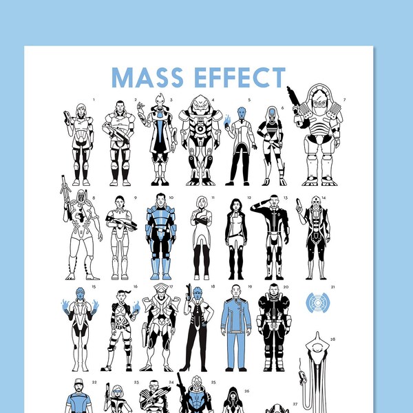 Mass Effect Etsy Uk