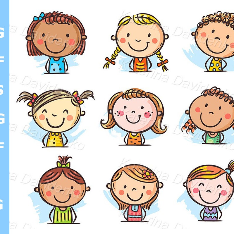 Cartoon Faces Svg - Etsy