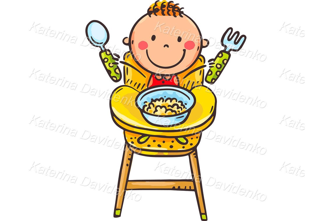 Cartoon Baby Clipart Set. Cute Infant PDF, Newborn SVG Illustration ...