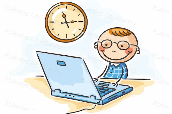 Learning Computer Clipart For Kids