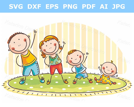 Morning Stick People Clip Art