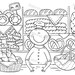 Cartoon Baker Selling Bread and Buns at the Bakery Clipart - Etsy