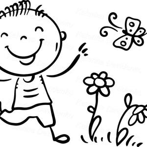 Daily Routine Kids Activities Clipart – Fun Cartoon Illustration Set ...