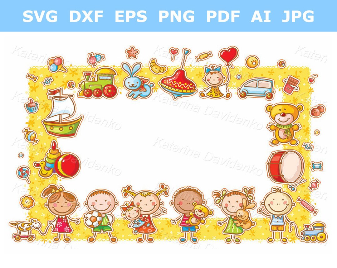 Kindergarten Border Clip Art