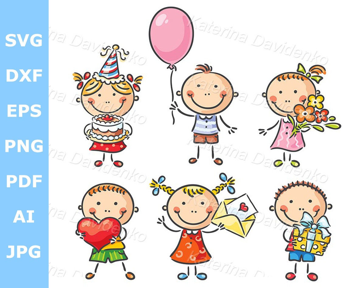 Kids Birthday Party Clip Art