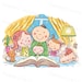 Praying Family Clipart. Cute Family With Children Praying Together ...