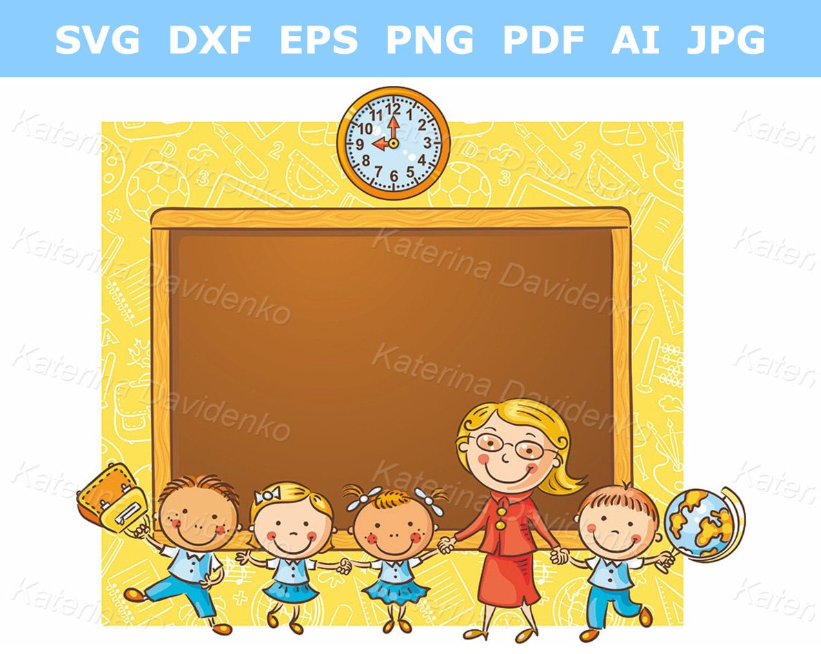Early Childhood Teacher Clipart Border