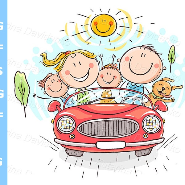 Road Trip Clip Art - Etsy