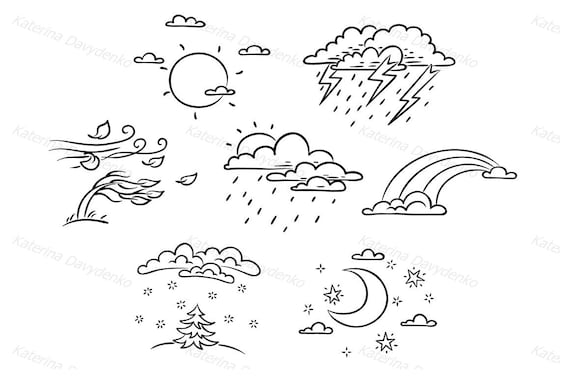 Weather Cartoon Drawings