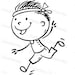 Cartoon Happy Kids Running Together Clipart, Cute Little Children ...