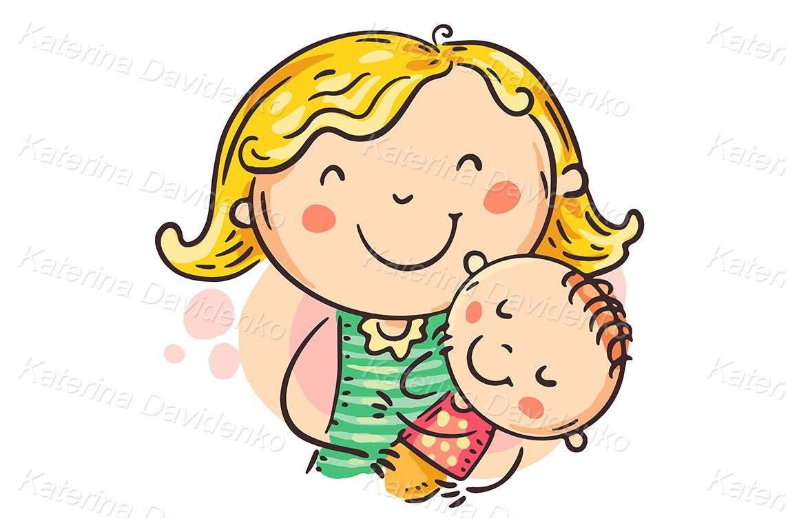 Clipart Mama Gesicht Familie Von Kraftstoff Oder
