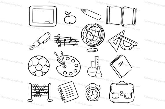 School Subjects Clip Art Free