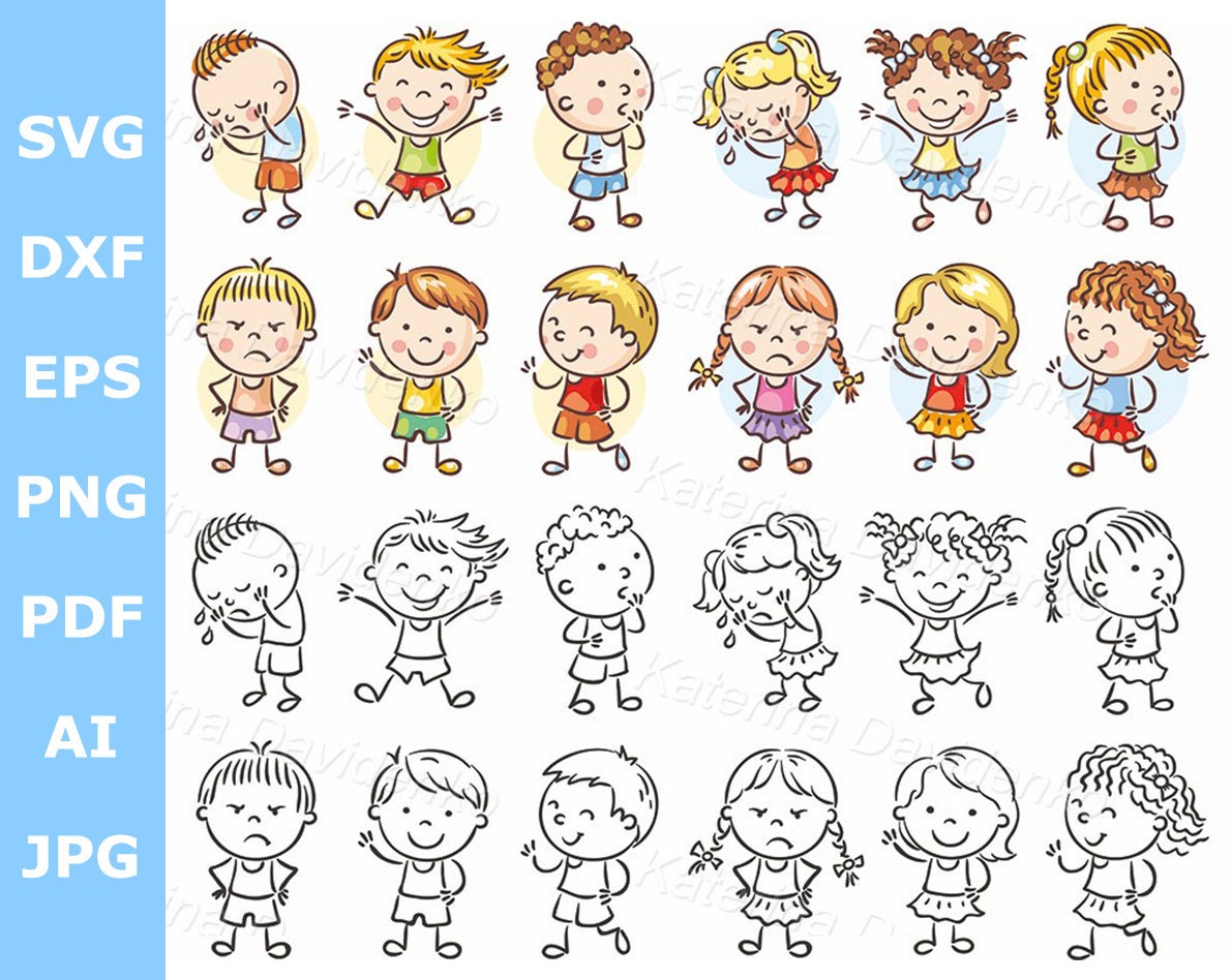 Emotion Faces For Children To Print