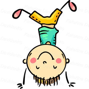 Doodle Cartoon Kids Clipart Set. Children Outdoors Activity Clipart ...