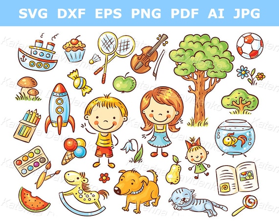 Cartoon Clipart Objects Summer Purple Clipart 20 Free Cliparts