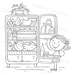 Cartoon Kid and Fridge With Food, Healthy Eating or Cooking Concept ...