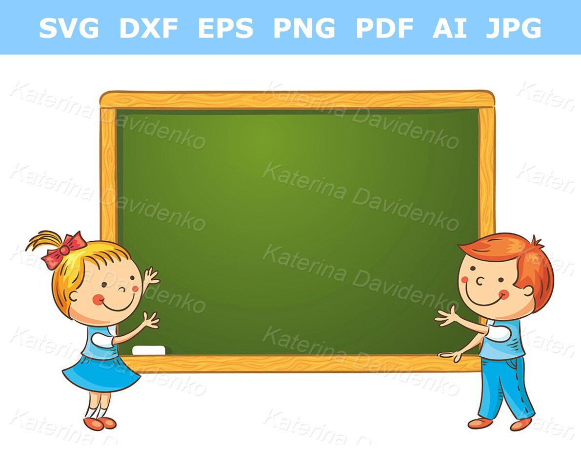 School Blackboard Clipart