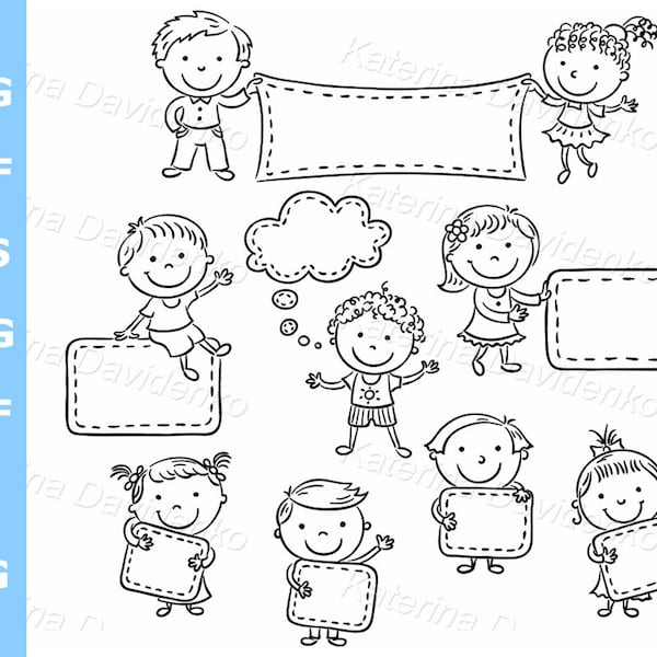 Banner Clip Art - Etsy