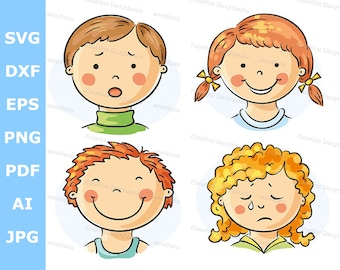 Faces Clip Art Emotions